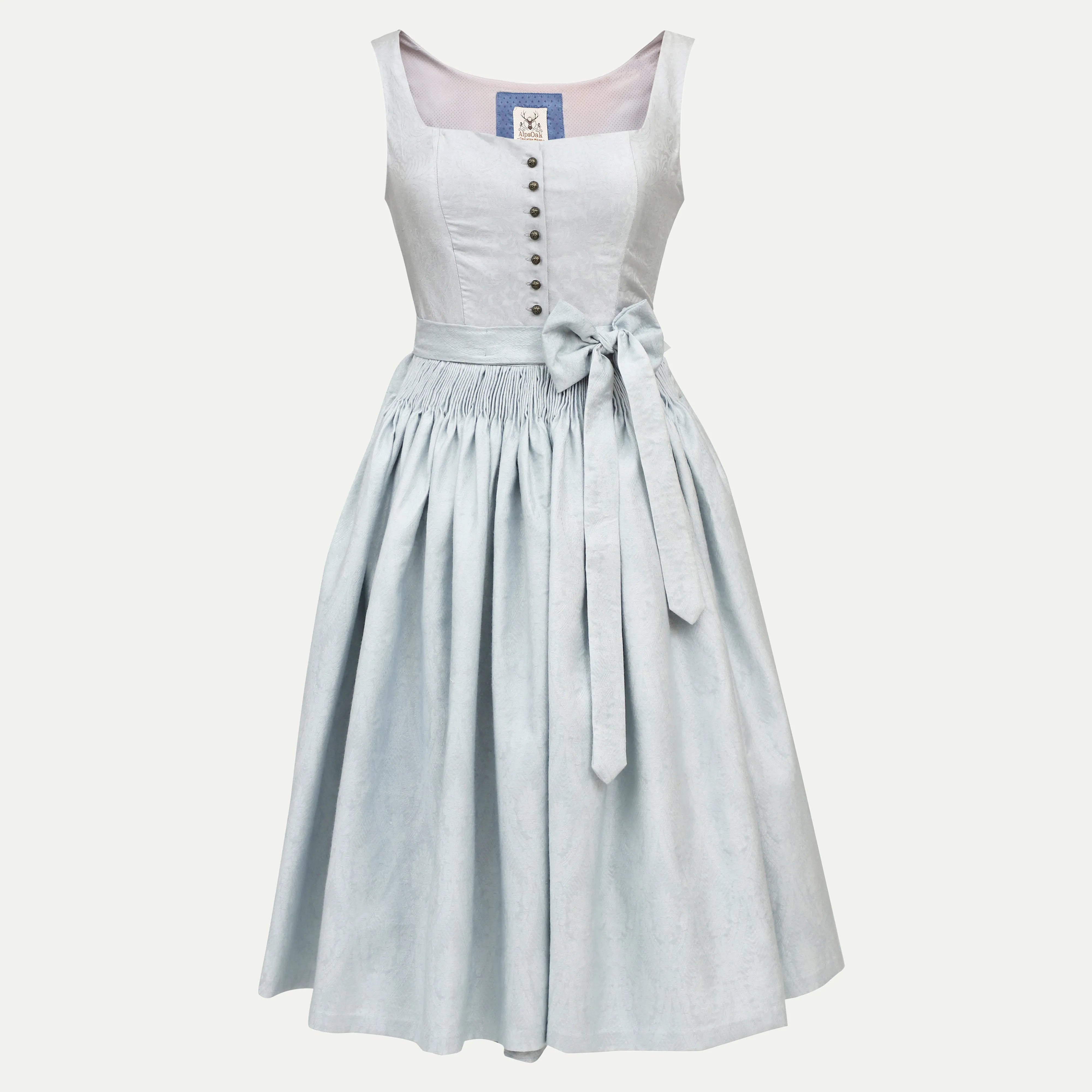 Premium Dirndl Dress Slate Gray