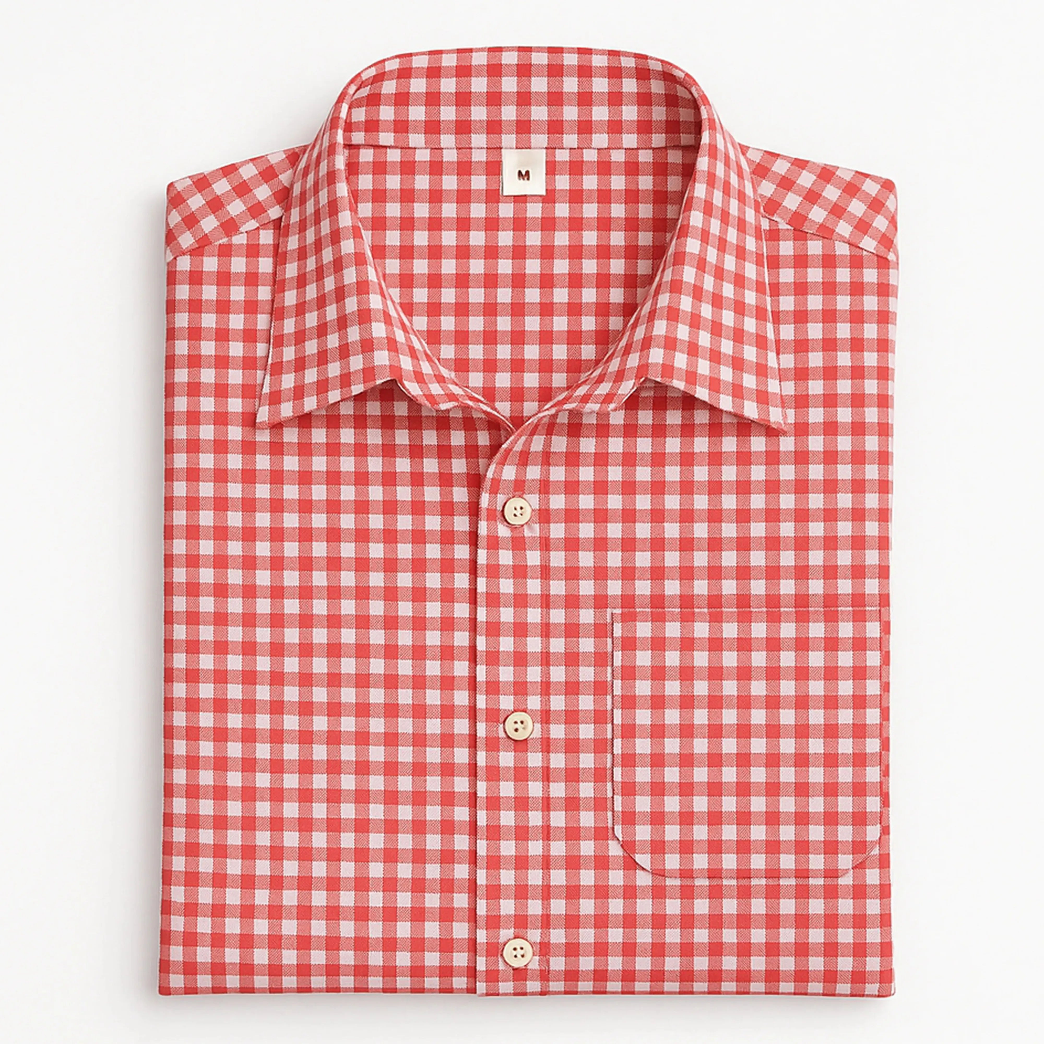 Traditional Red Checkered Shirt for Women Lederhosen